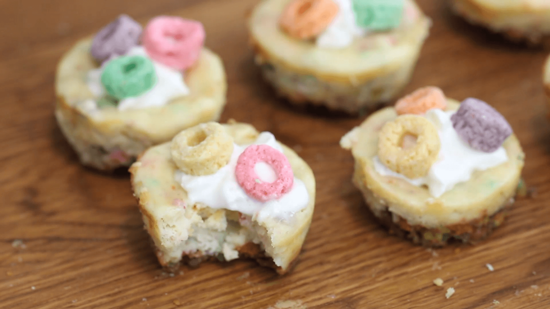 Fruit Loop Cheesecakes | Tastemade