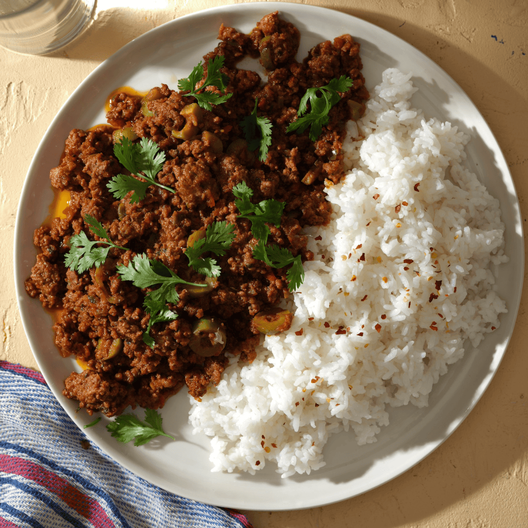 Ground Beef With Sofrito Capers And Olives Tastemade
