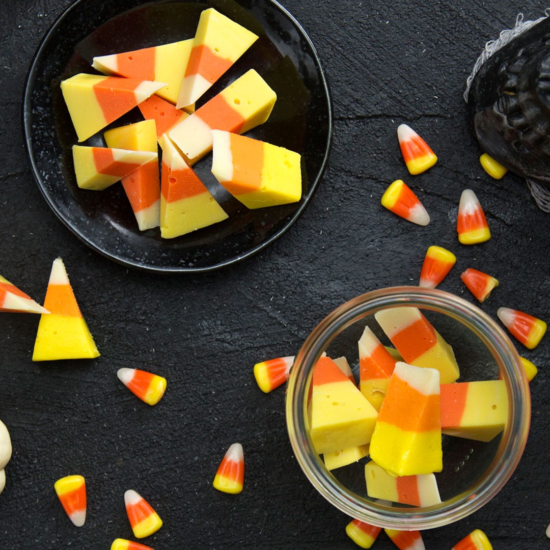 Pumpkin Spice Candy Corn Fudge | Tastemade