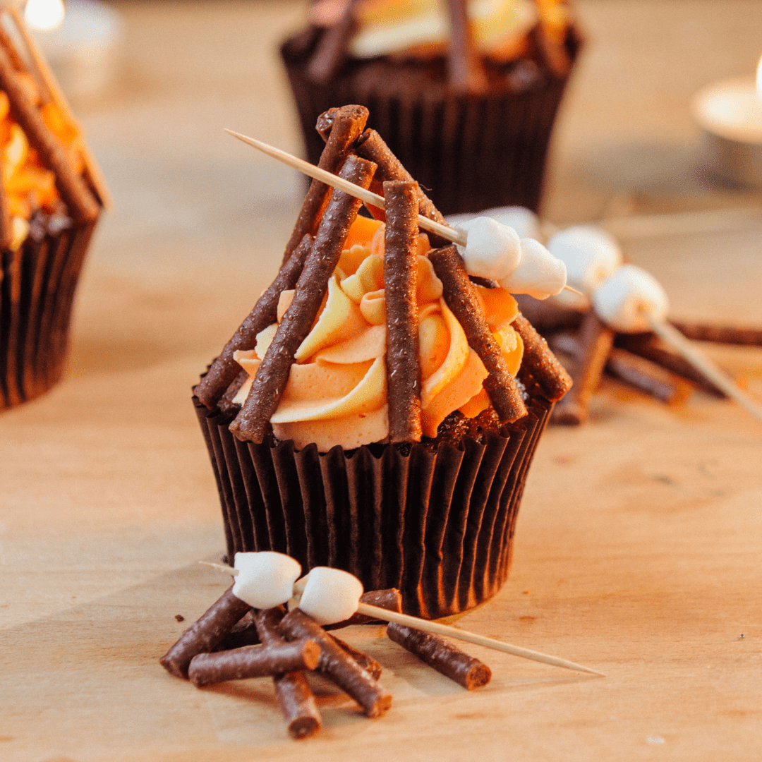 Bonfire Cupcakes | Tastemade