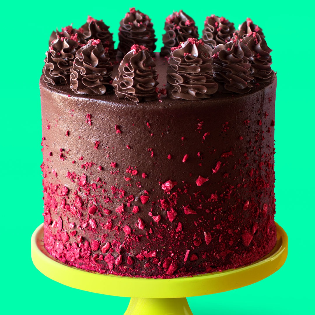 Vegan Chocolate Raspberry Cake | Tastemade