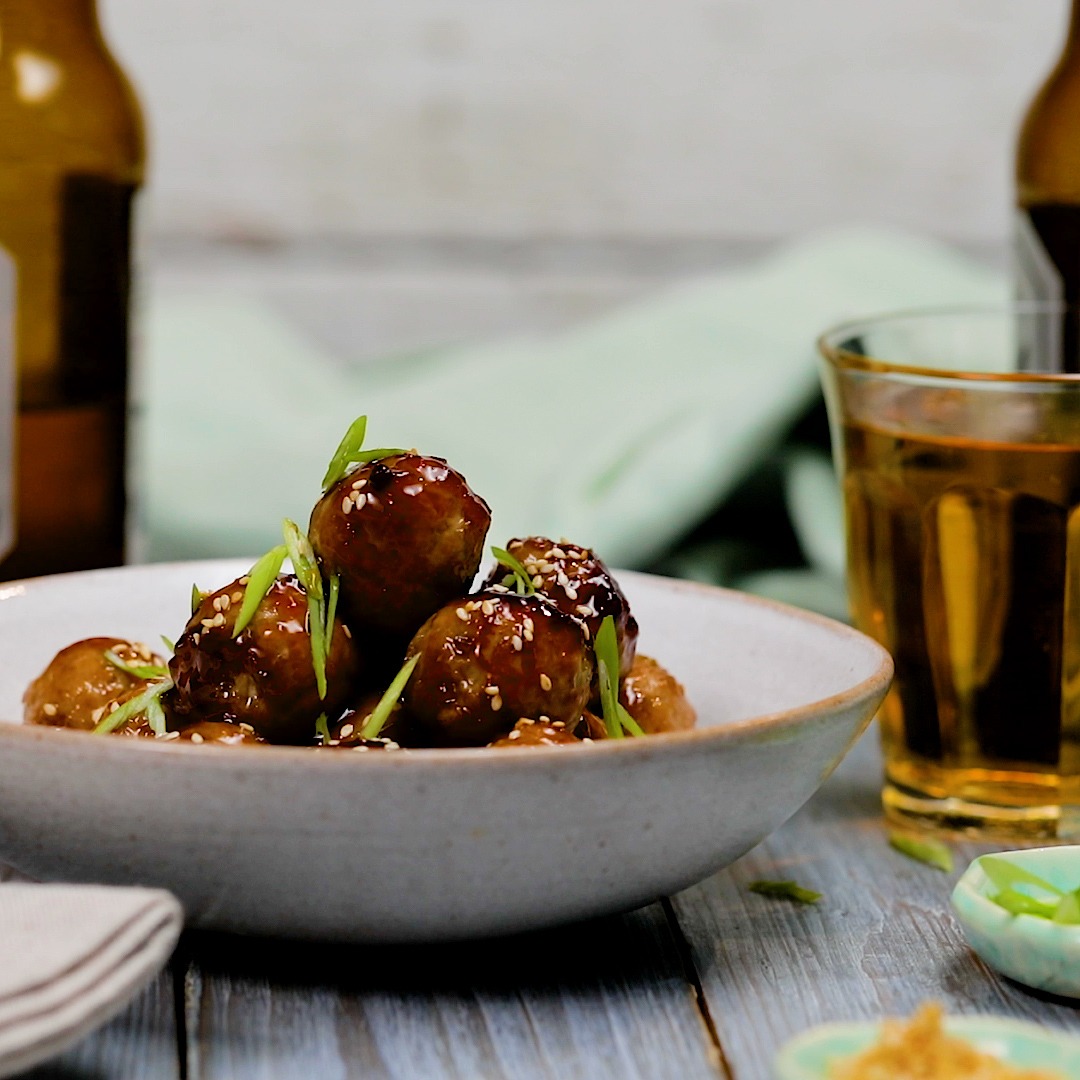 Honey Garlic Glazed Meatballs | Tastemade
