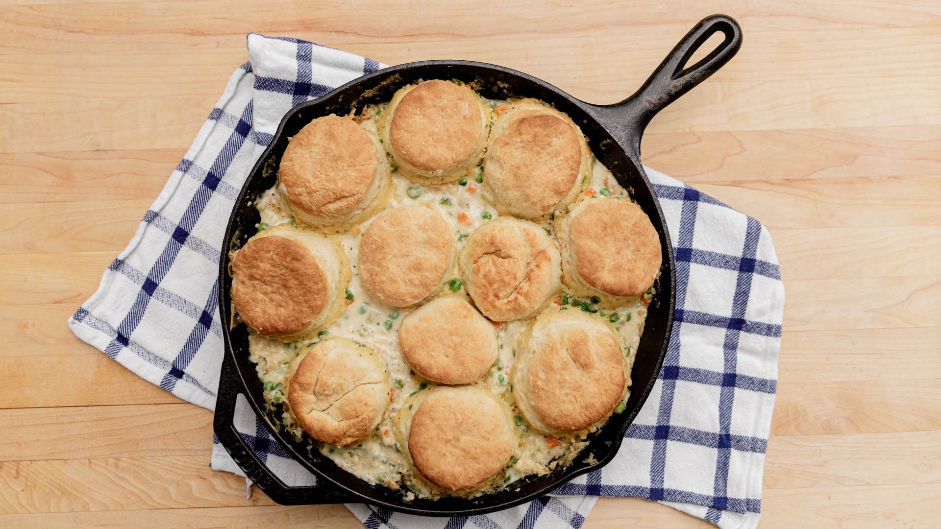Biscuit Pot Pie | Tastemade