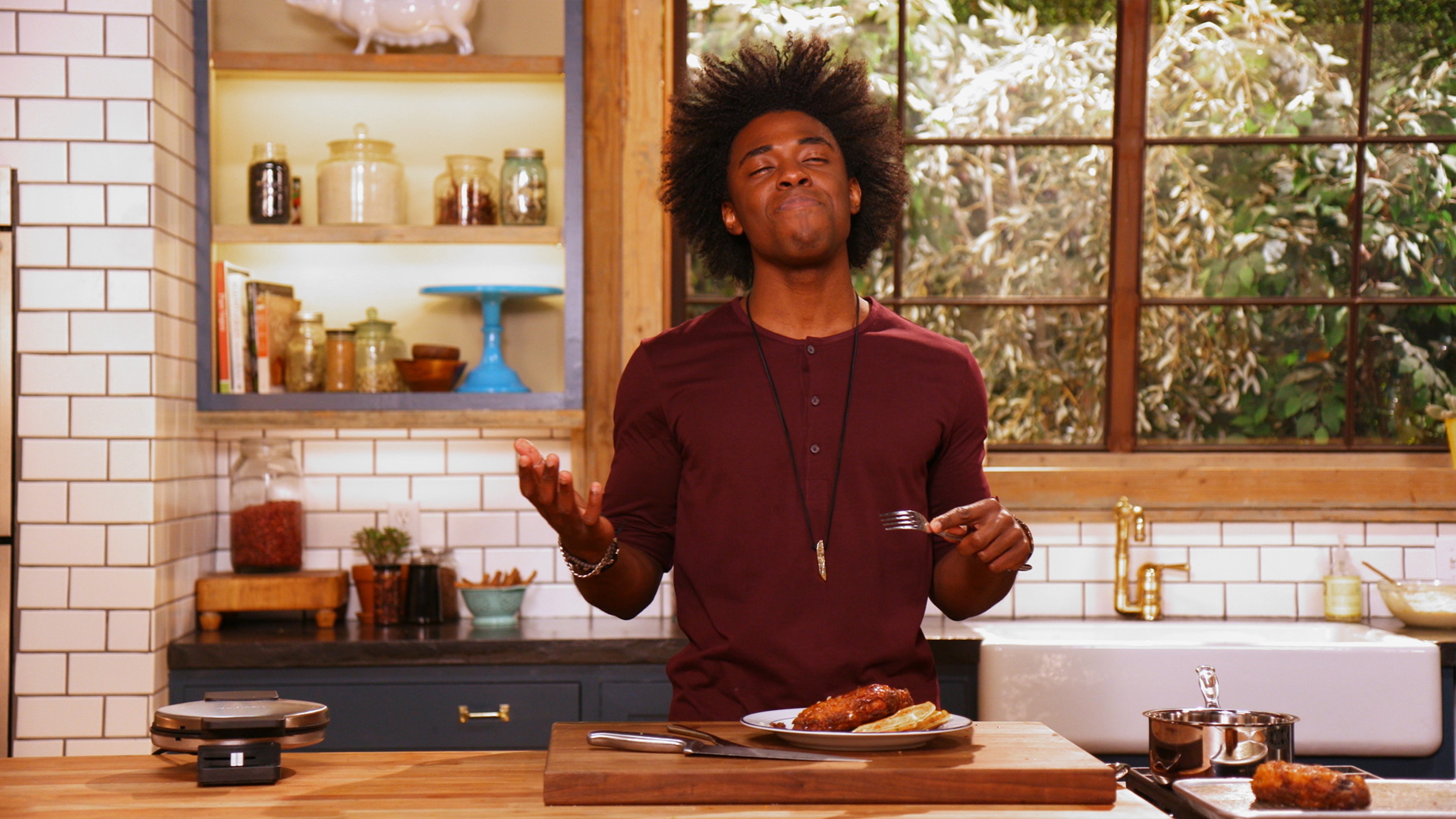 Tequila Chicken n' Waffles | Tastemade