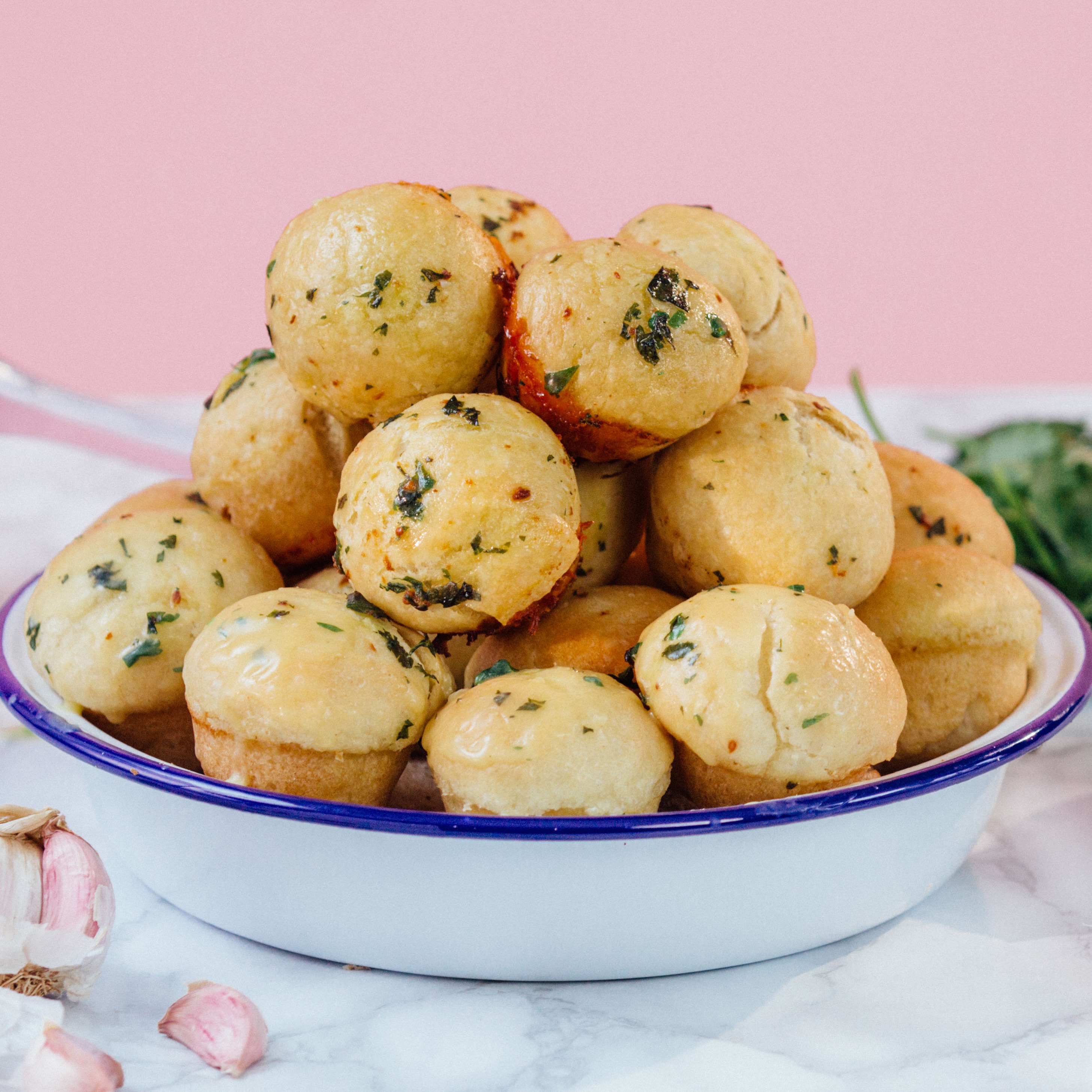 Cheesy Garlic Dough Bombs | Tastemade