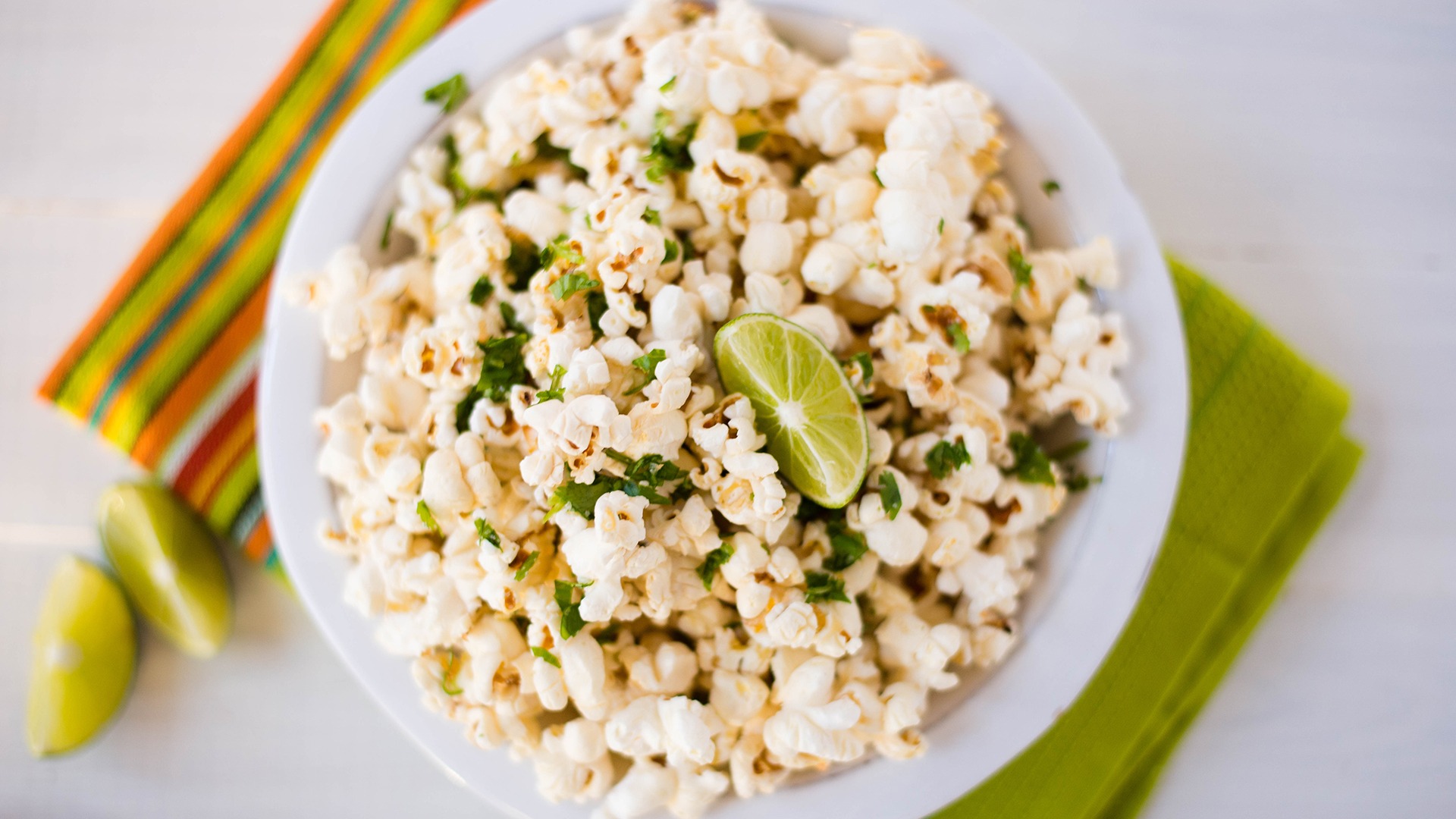 Cilantro Lime Popcorn | Tastemade