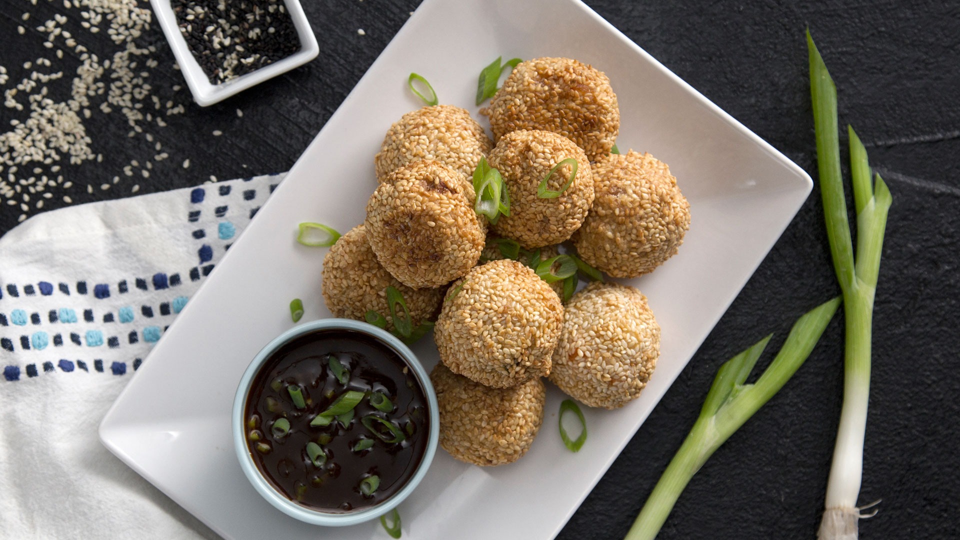 Leftover Fried Rice Balls with Sesame | Tastemade