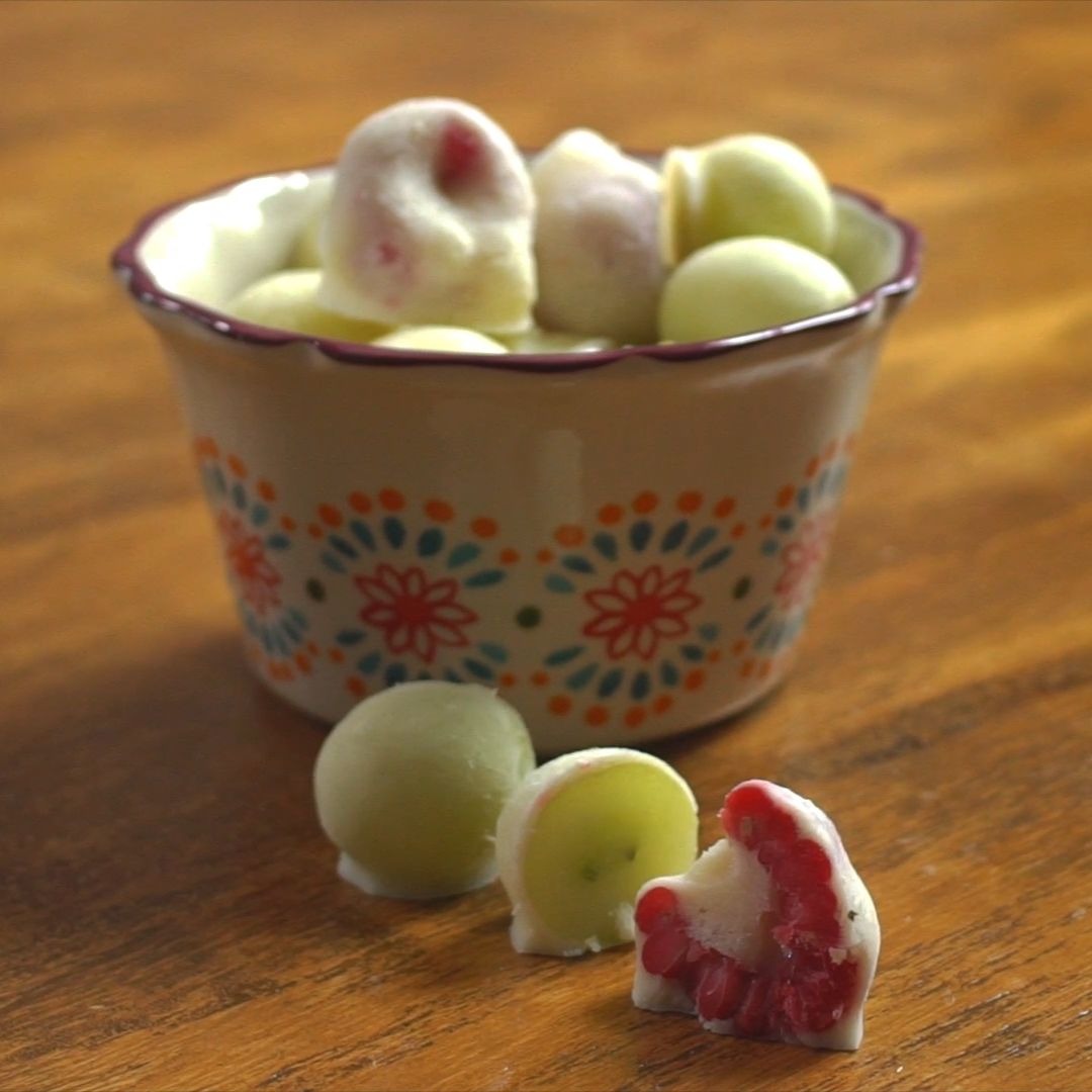 Froyo-Covered Fruit | Tastemade