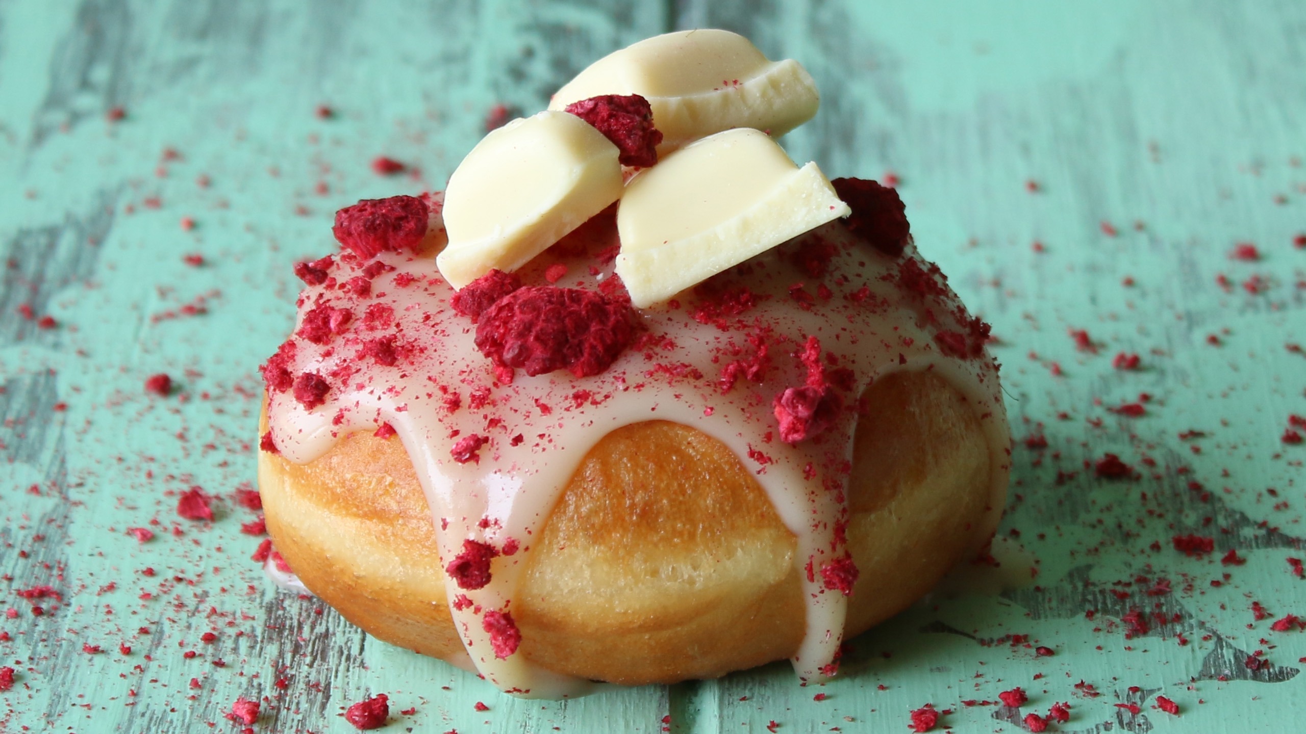Raspberry White Chocolate Donuts | Tastemade