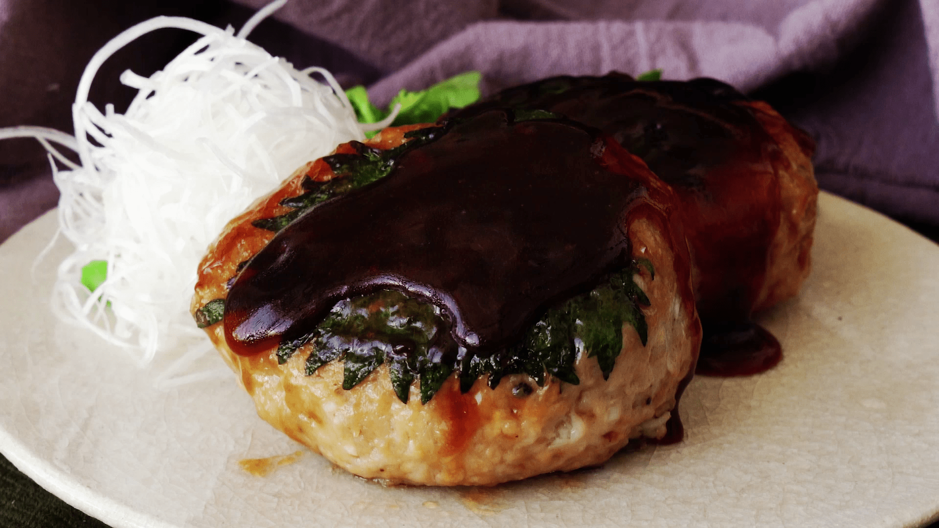 Japanese Chicken Burgers with Whole Egg | Tastemade