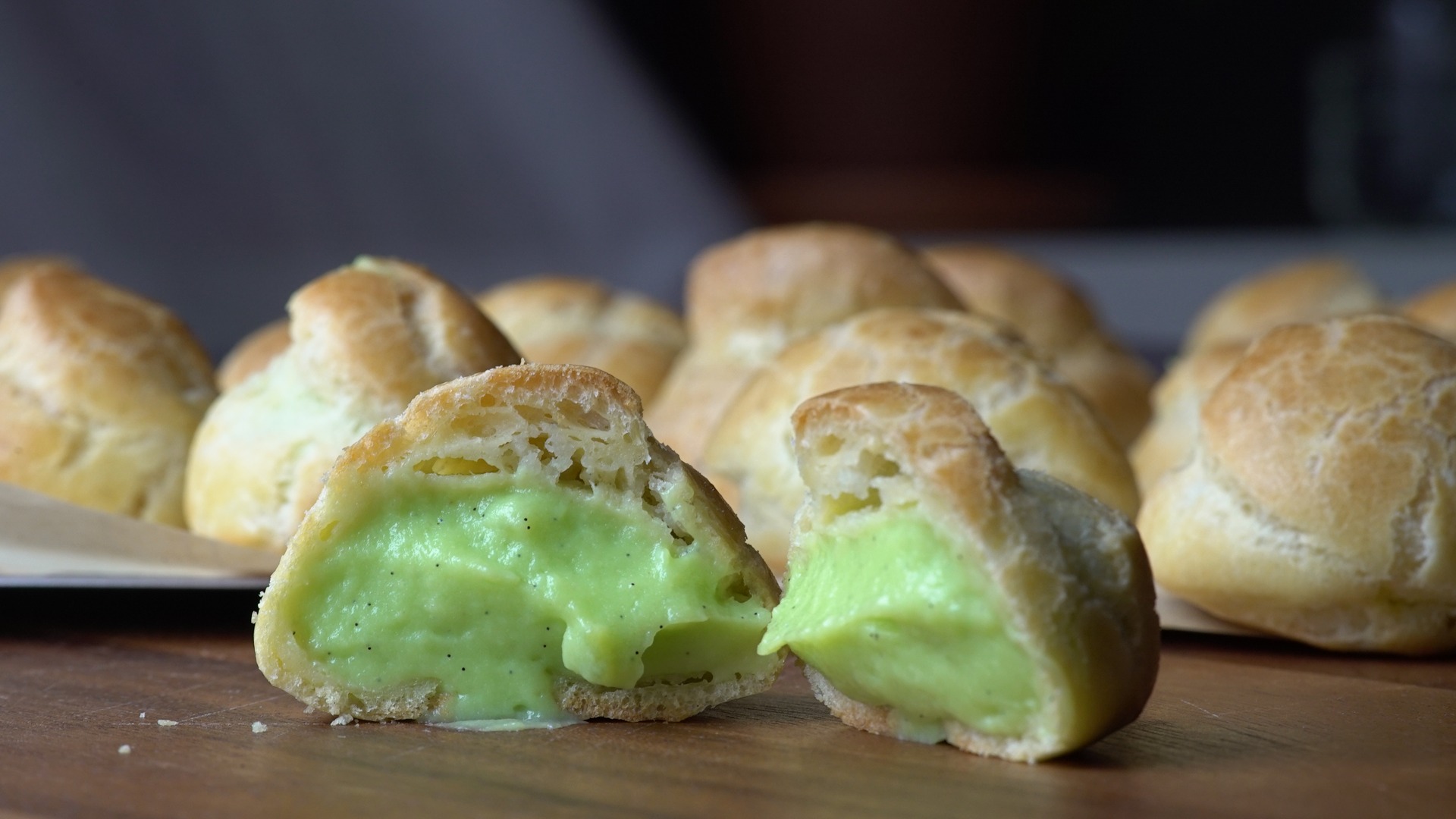 Wasabi Cream Puffs | Tastemade