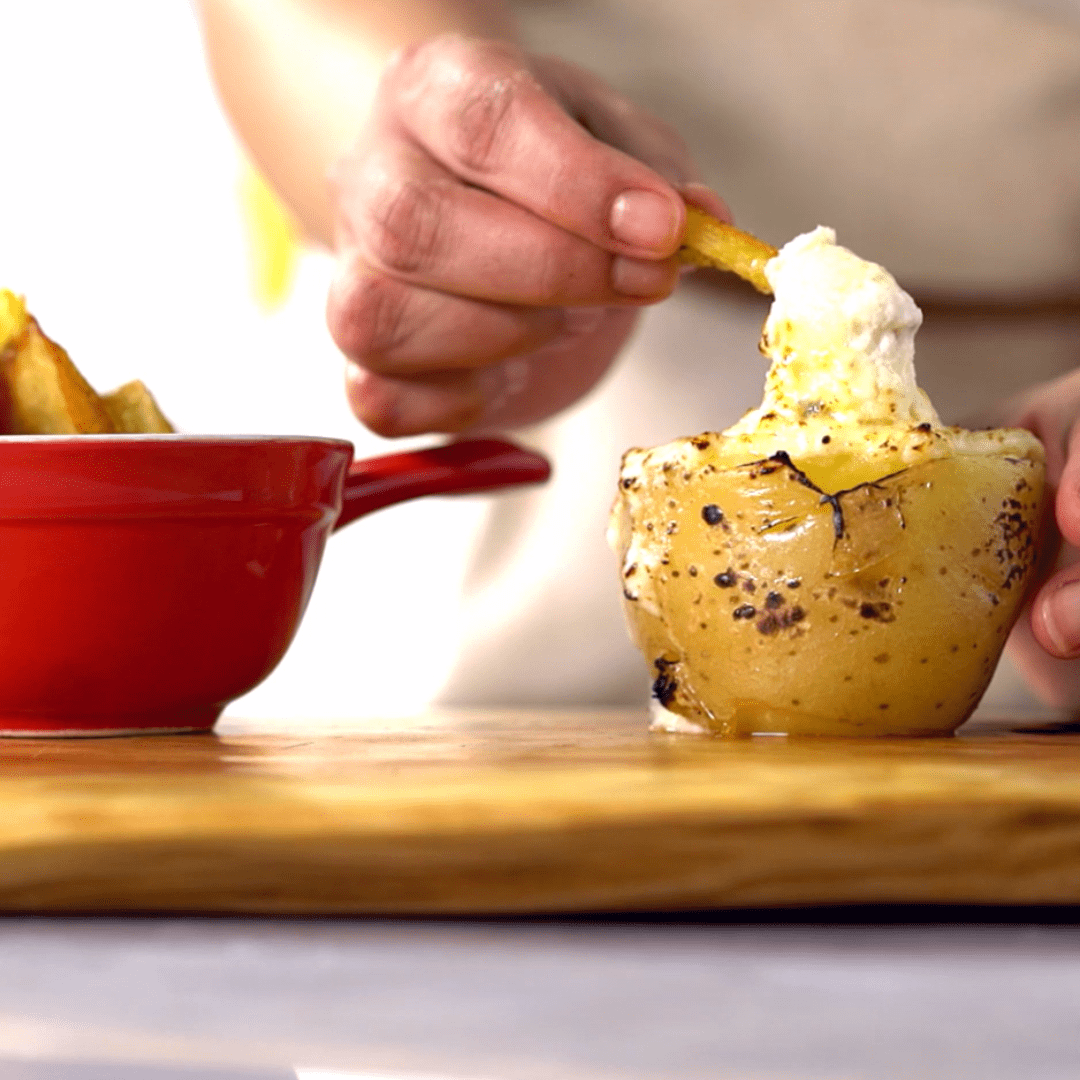 3-Cheese Stuffed Potatoes | Tastemade