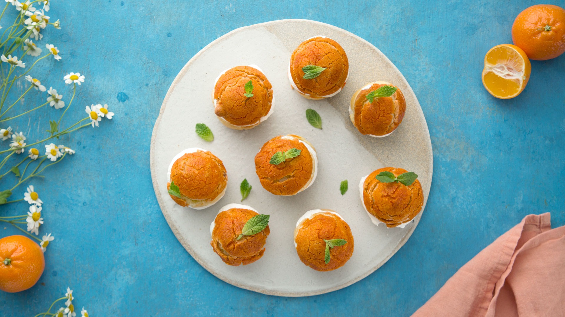 Clementine Cream Puffs | Tastemade