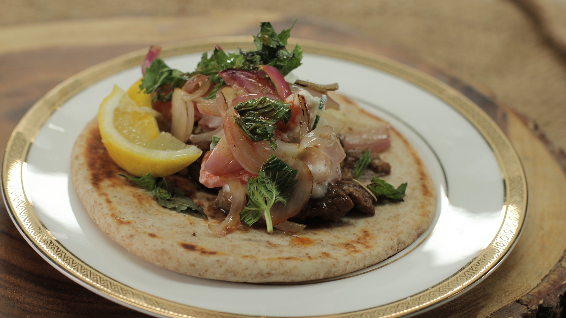 Pita Beef Gyro | Tastemade