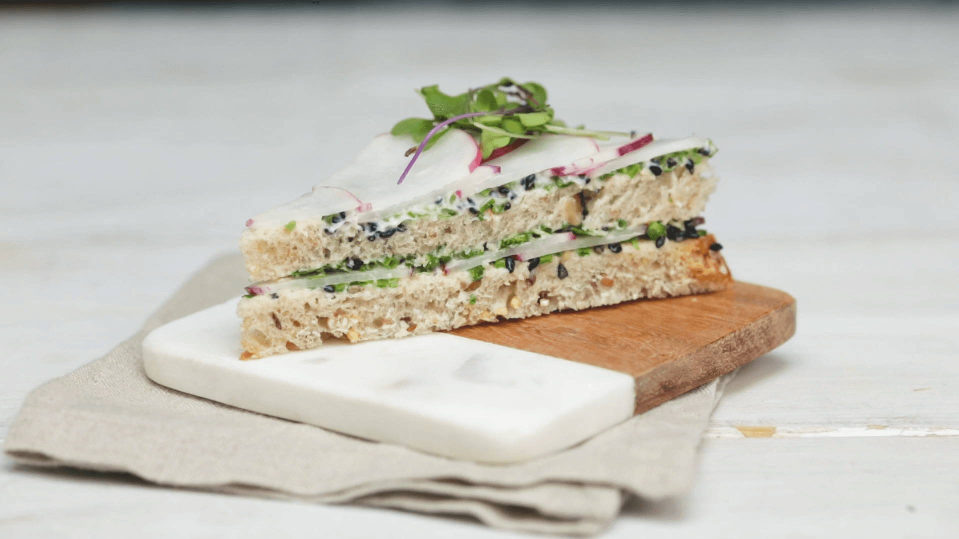 Radish with Ginger-Sesame Butter | Tastemade
