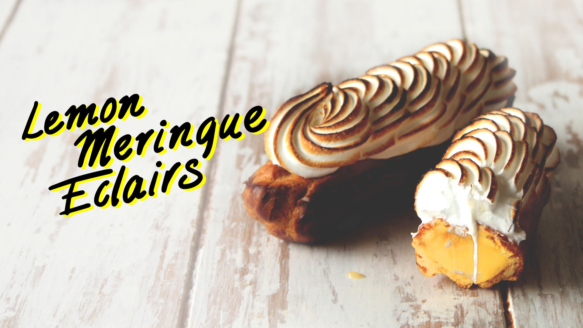 Lemon Meringue Eclairs | Tastemade