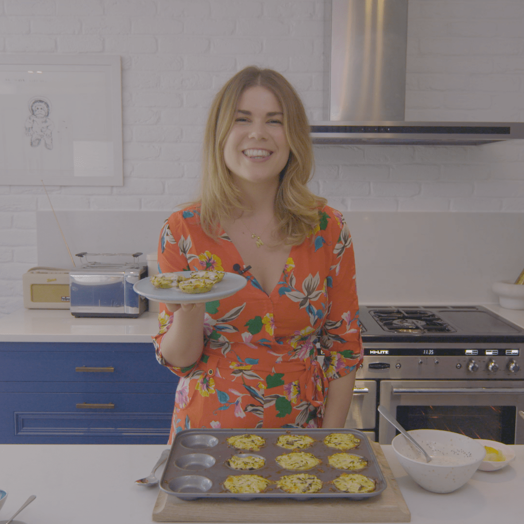 Zucchini And Halloumi Mini Frittatas | Tastemade