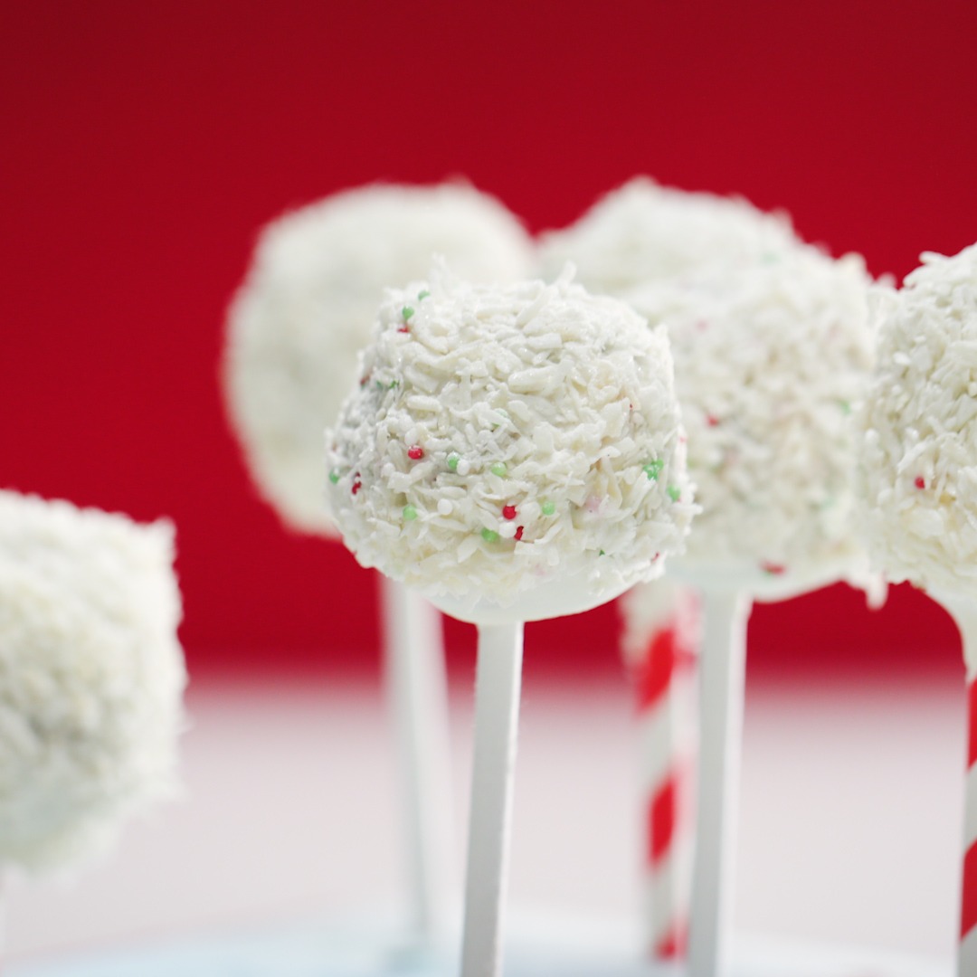 Christmas Snowball Pops | Tastemade