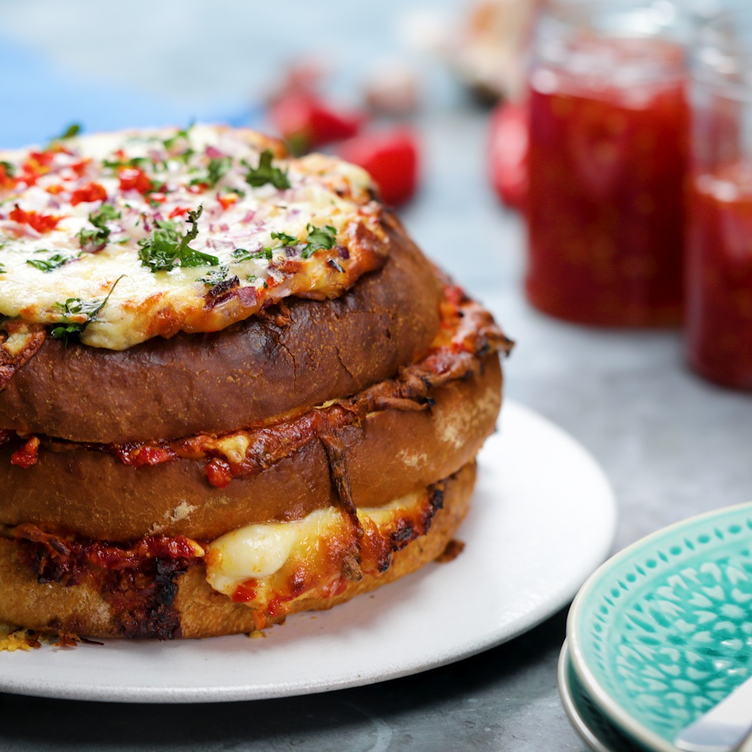 Giant Spiced Cheese Toastie Loaf | Tastemade