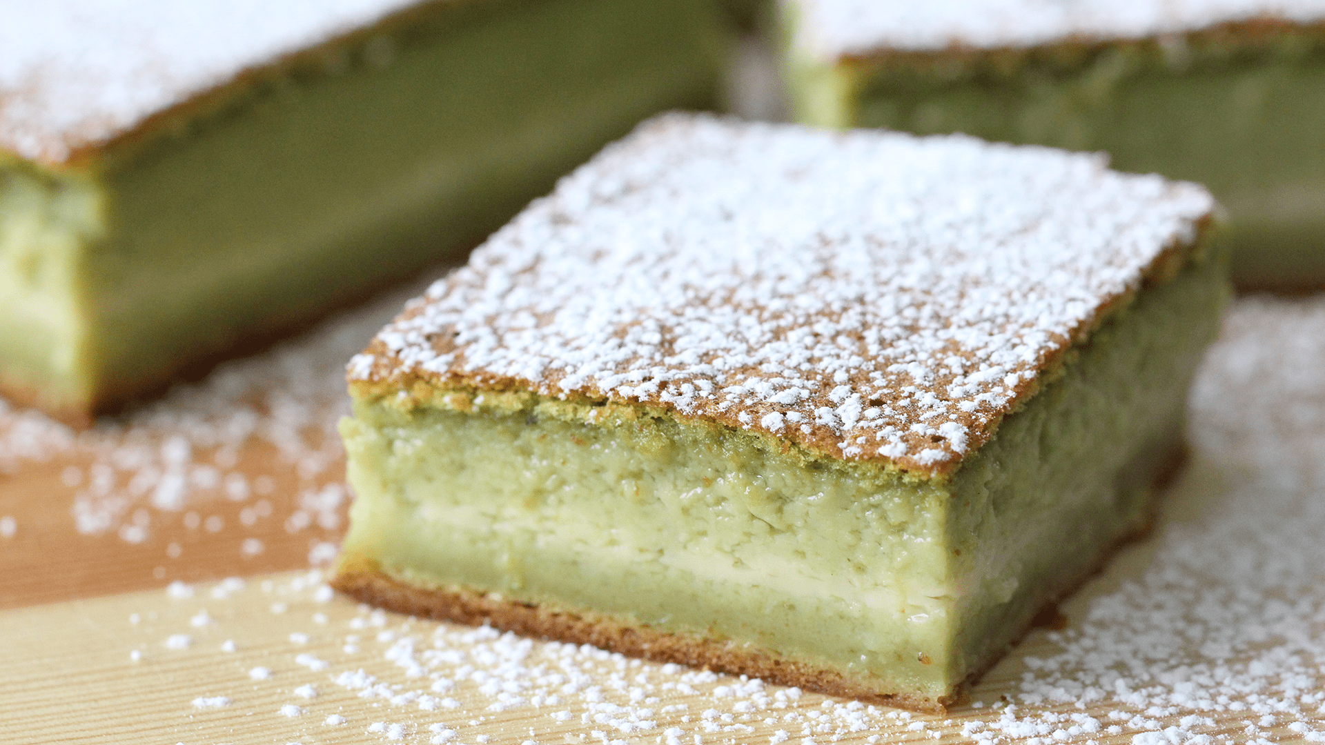 Matcha Magic Cake | Tastemade