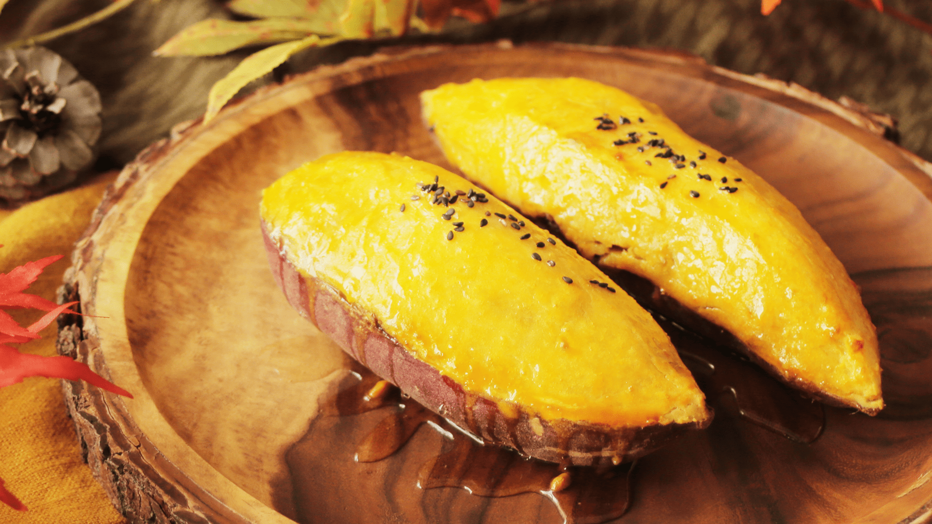 Baked Japanese Sweet Potato with Chocolate Custard | Tastemade