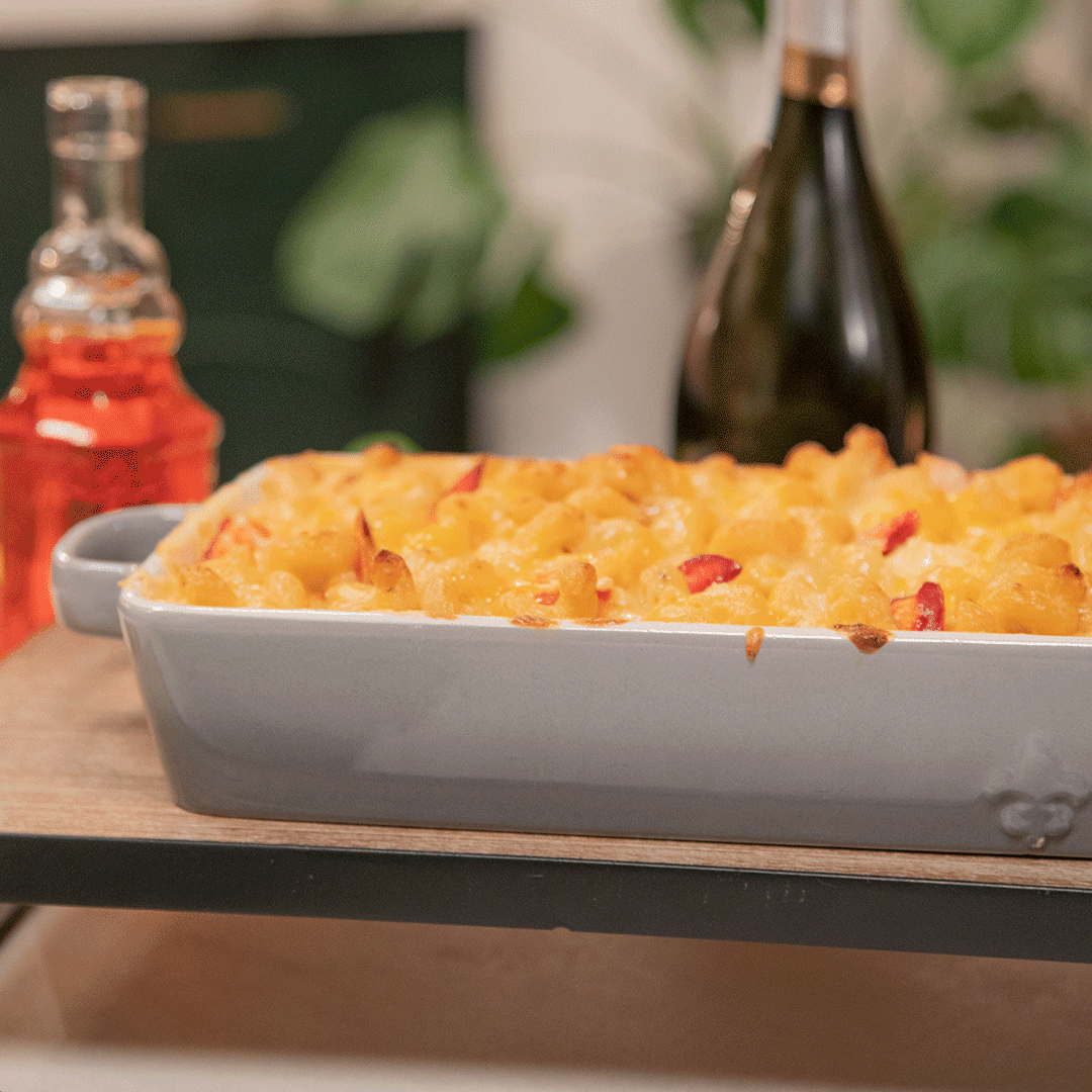 Lobster Mac & Cheese & Zucchini Ribbon Salad | Tastemade