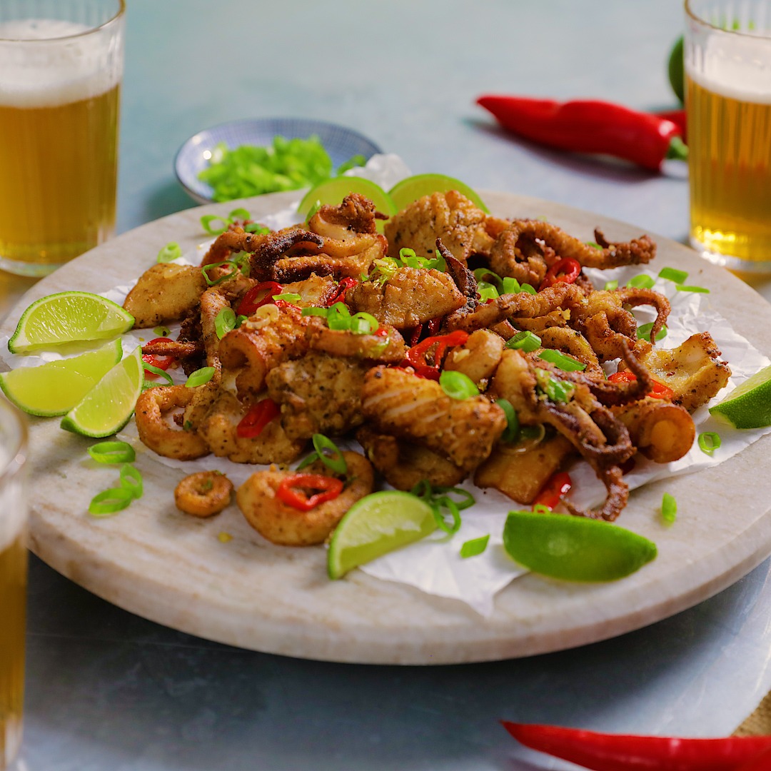 Crispy Garlic & Chili Calamari | Tastemade