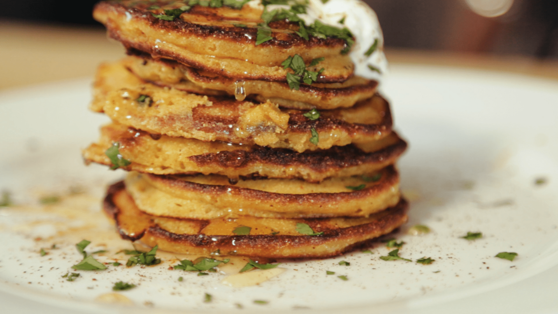 Pimento Poblano Corn Cakes | Tastemade