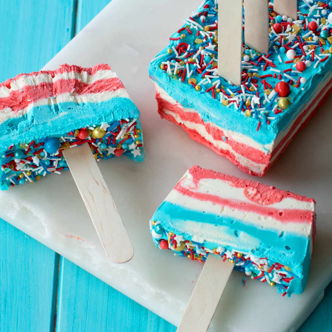 Patriotic Ice Pops | Tastemade