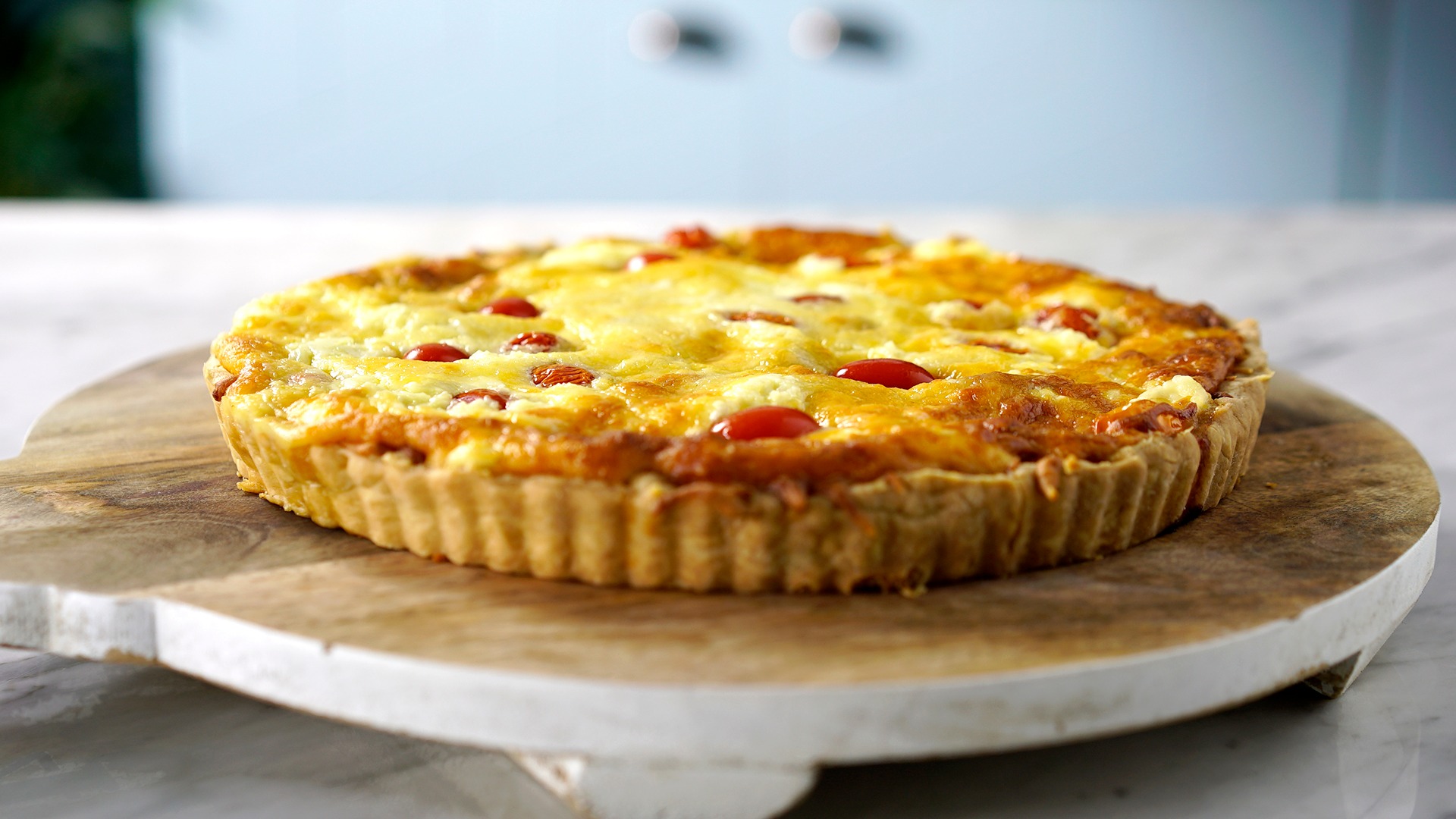 Tomato and Basil Torte | Tastemade