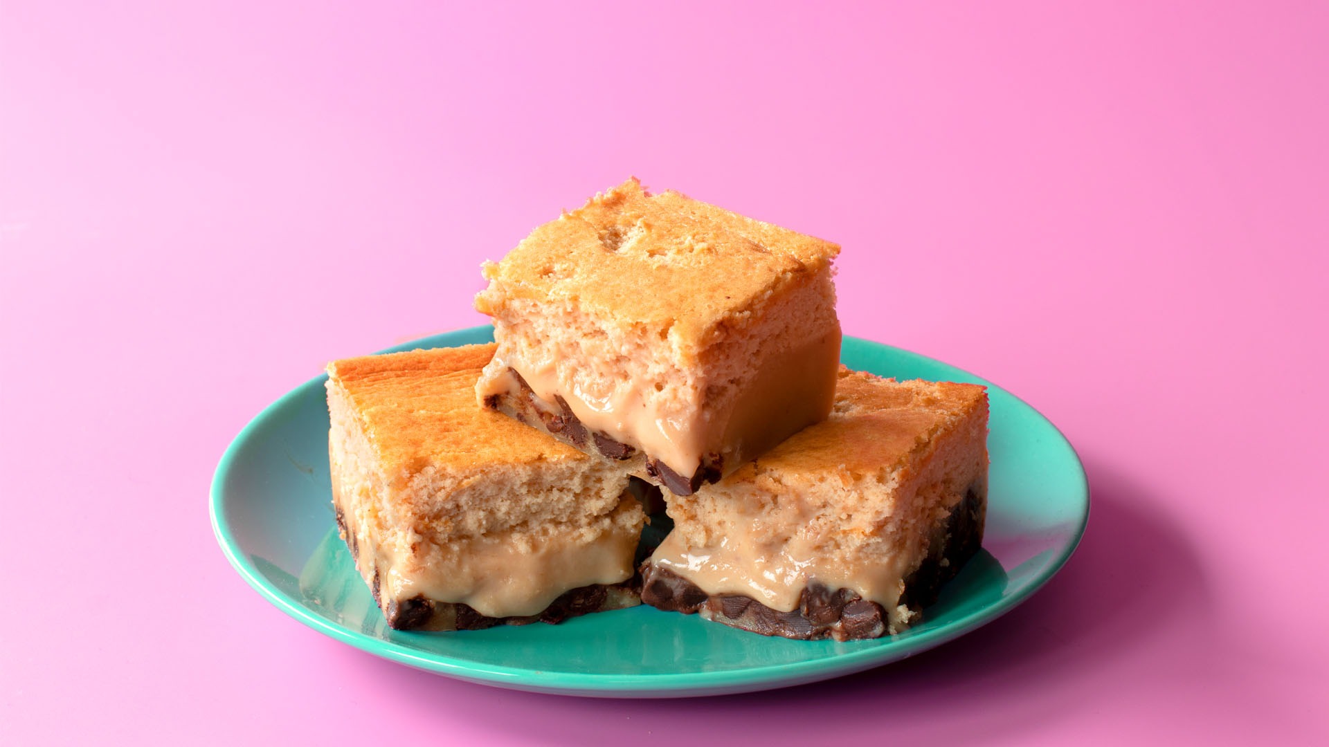 Peanut Butter Magic Cake Bars | Tastemade