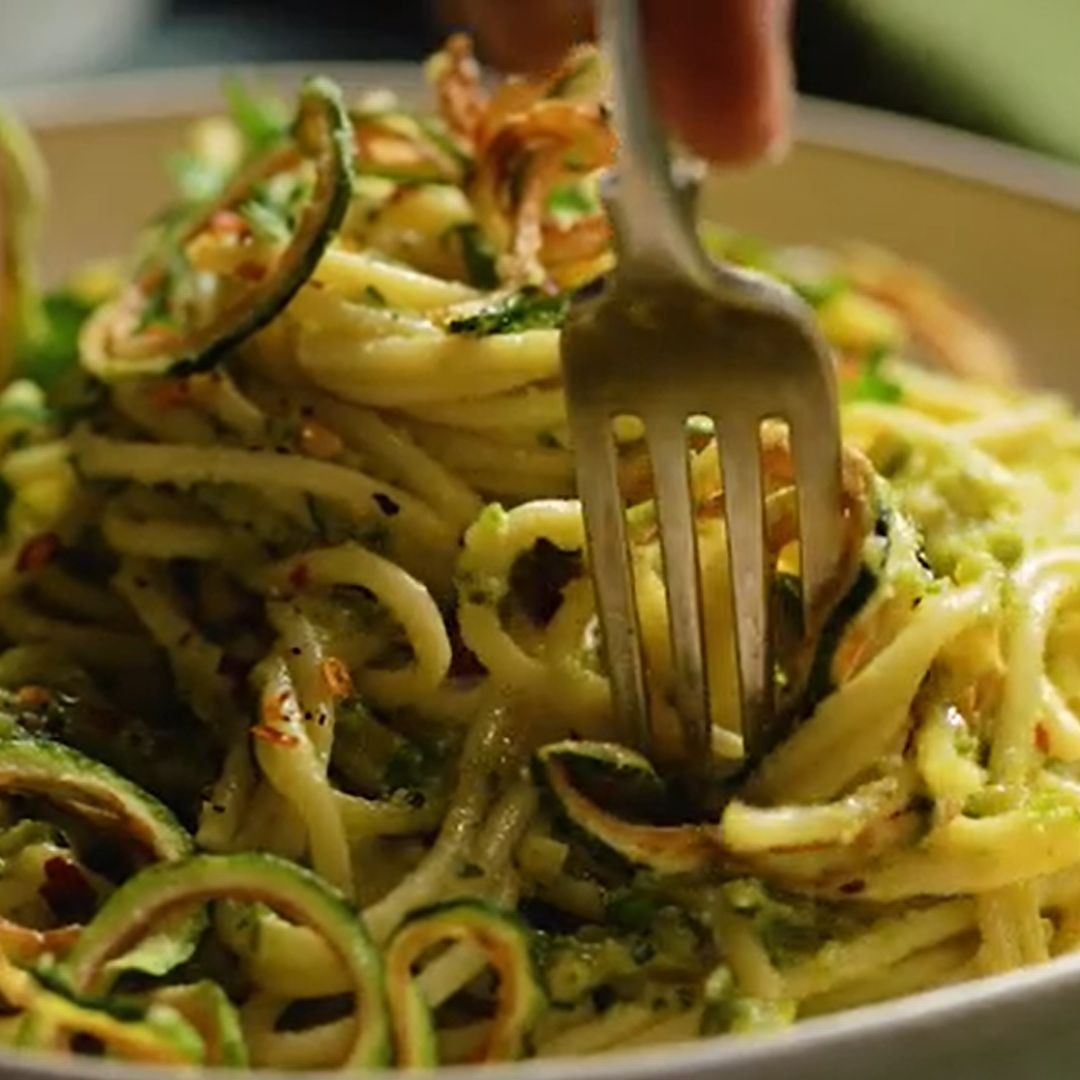 Spaghetti with Courgette | Tastemade