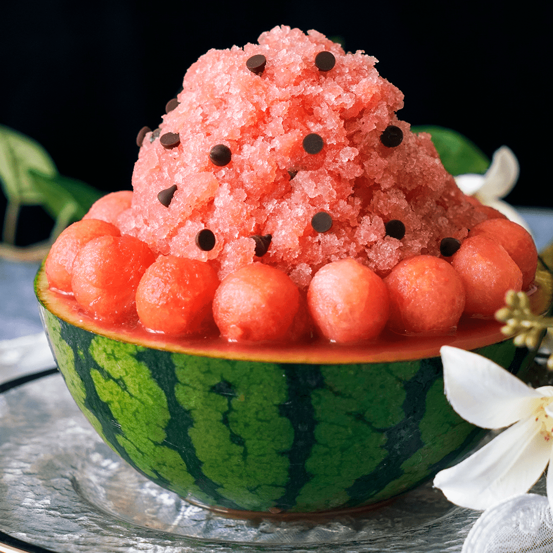 Whole Watermelon Shaved Ice | Tastemade