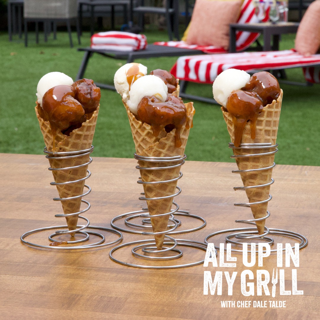 Key Lime Salted Caramel Ice Cream Cones | Tastemade