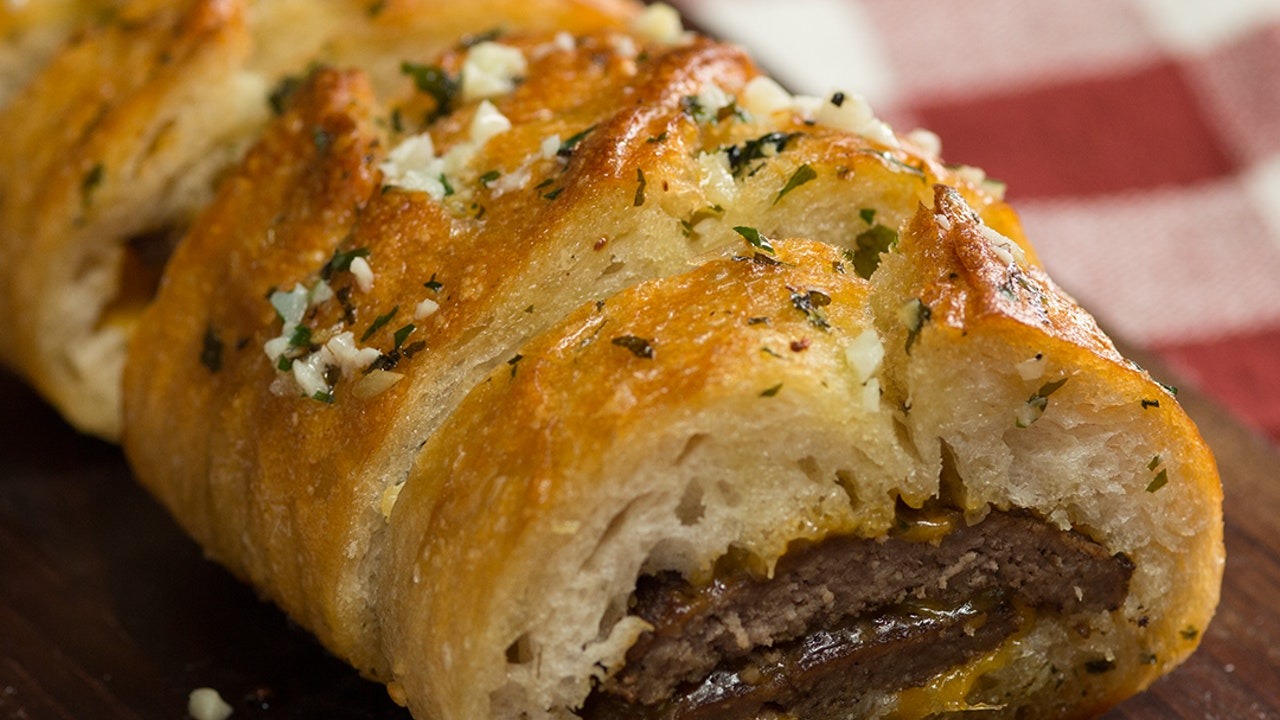 Cheeseburger-Stuffed Garlic Bread | Tastemade