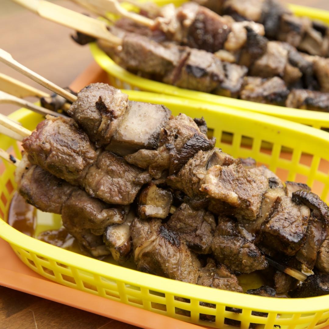 Chili-Cumin Lamb and Portobello Mushroom Sticks | Tastemade