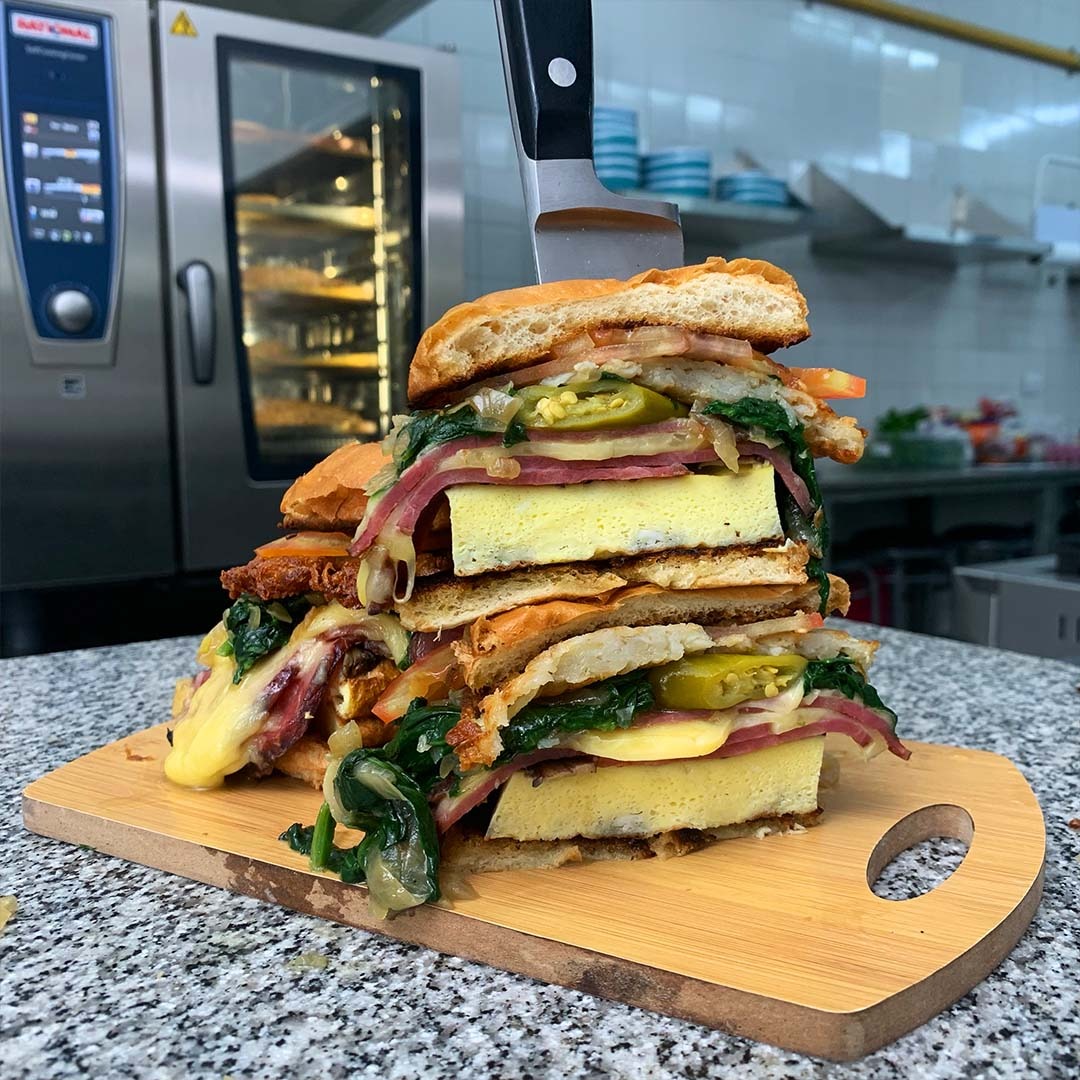 Loaded Breakfast Sandwich | Tastemade