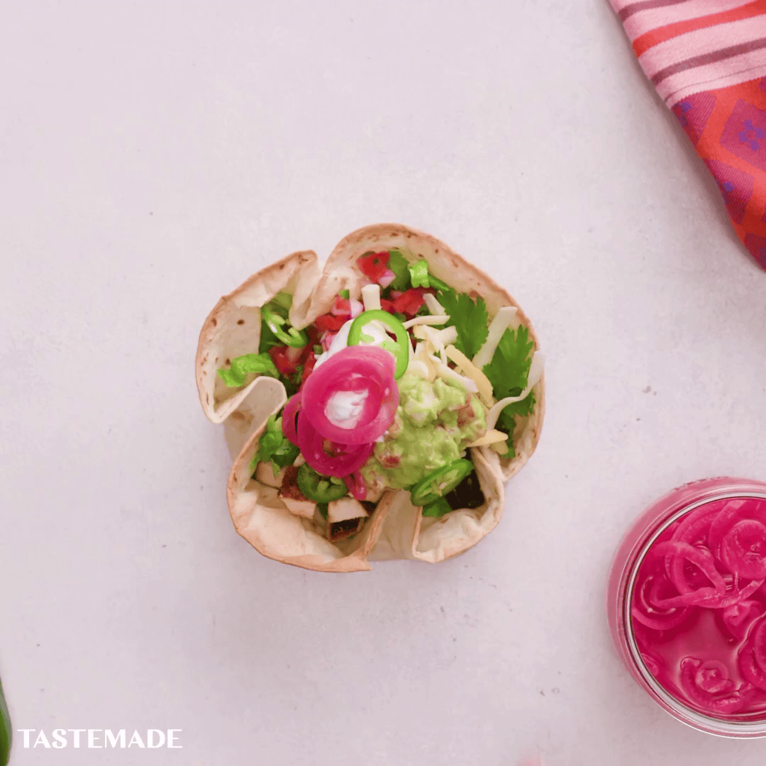Tostada Bowls | Tastemade