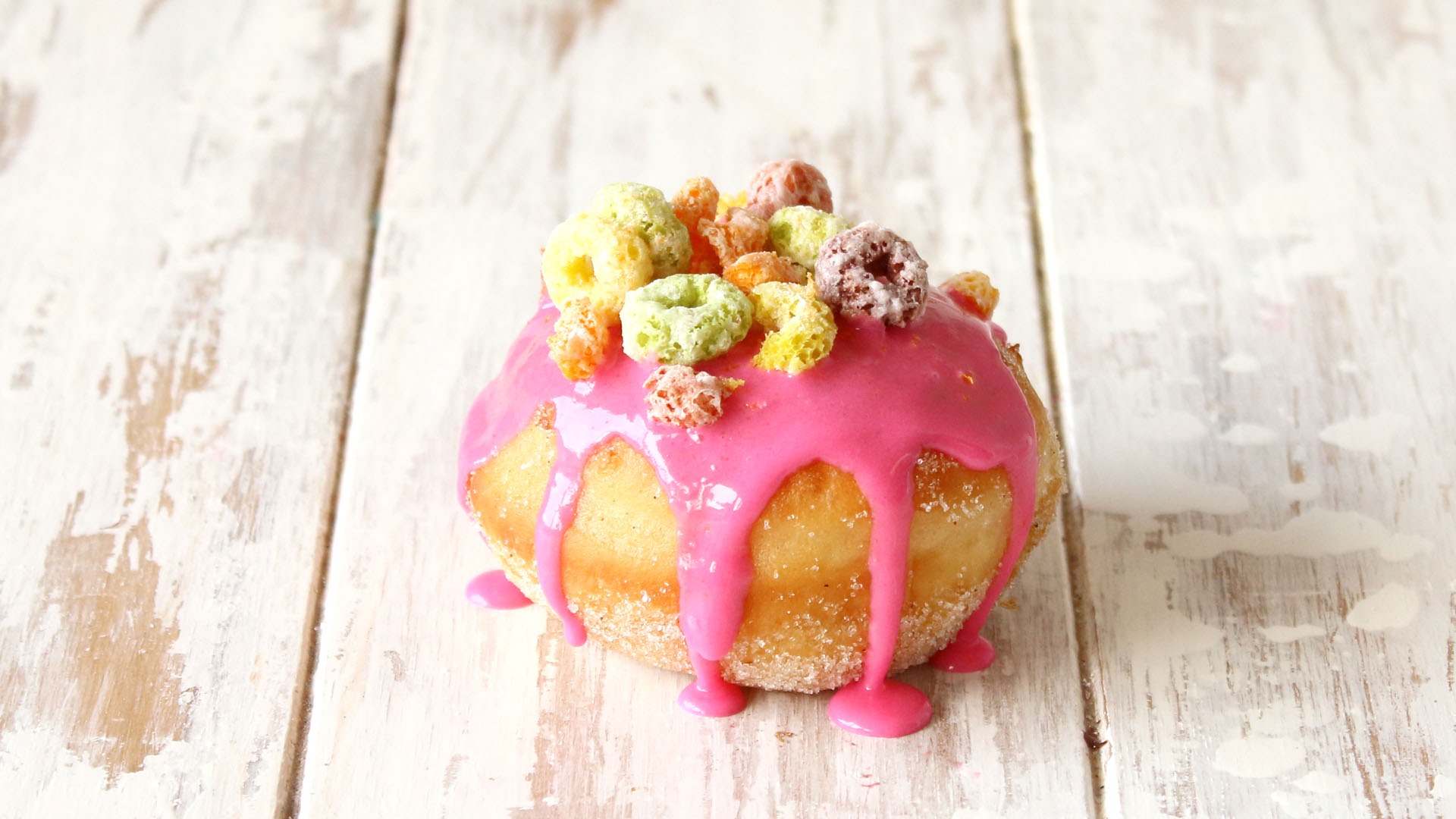 Fruit Loop Donuts | Tastemade