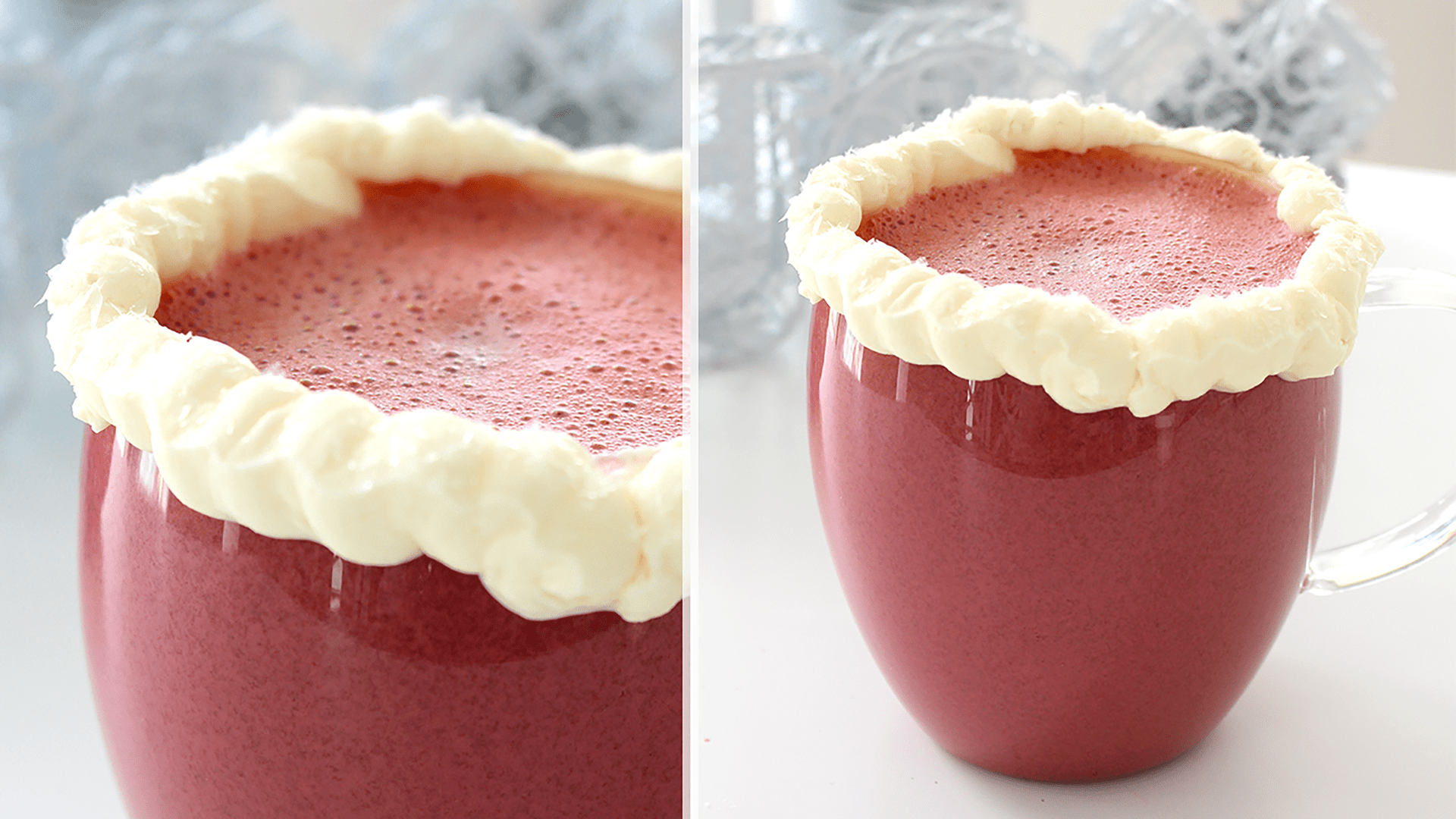 Red Velvet Santa Hot Chocolate | Tastemade