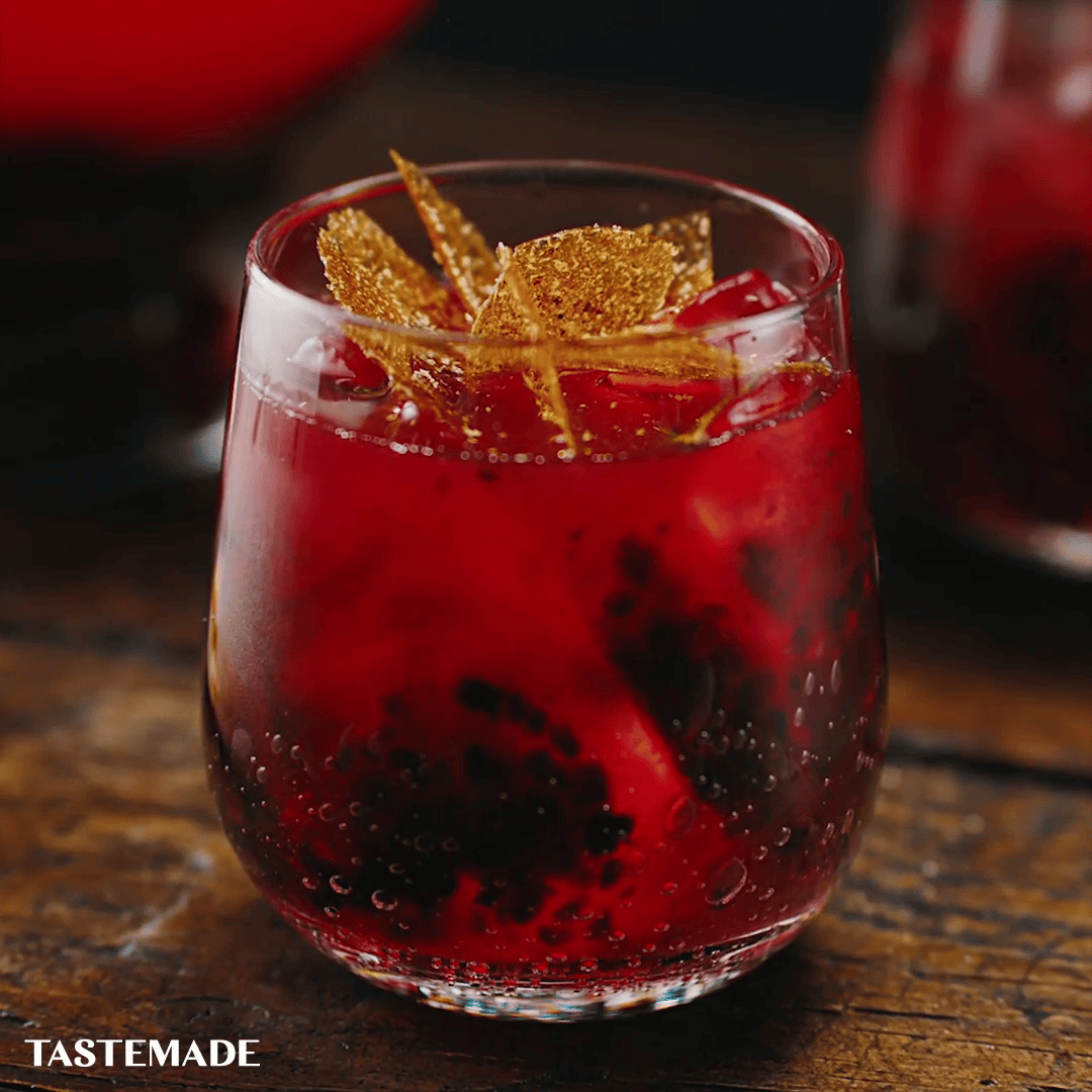 Blackberry Ink Punch | Tastemade