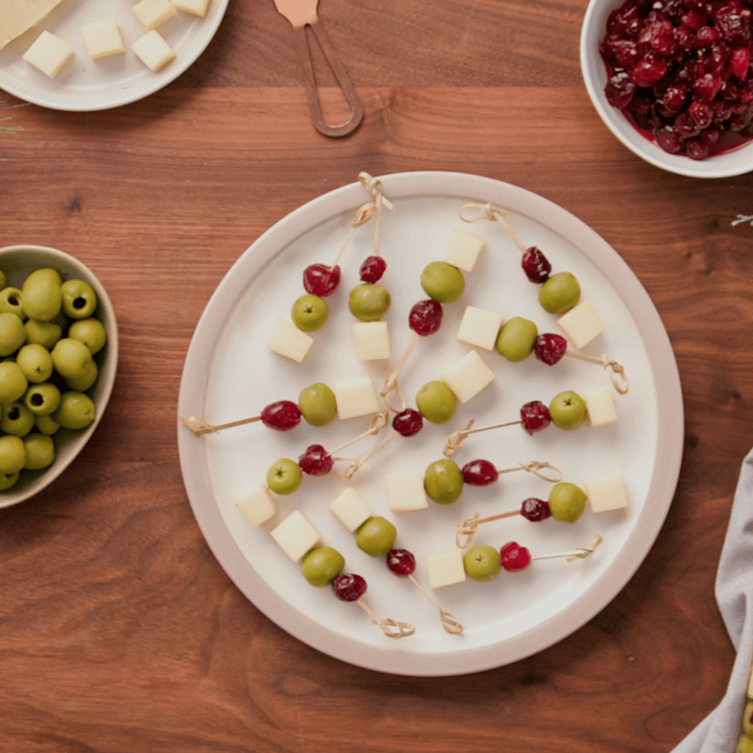 Stewed Cranberry, Colossal Castelvetrano Style Pitted Olive and Cheese ...