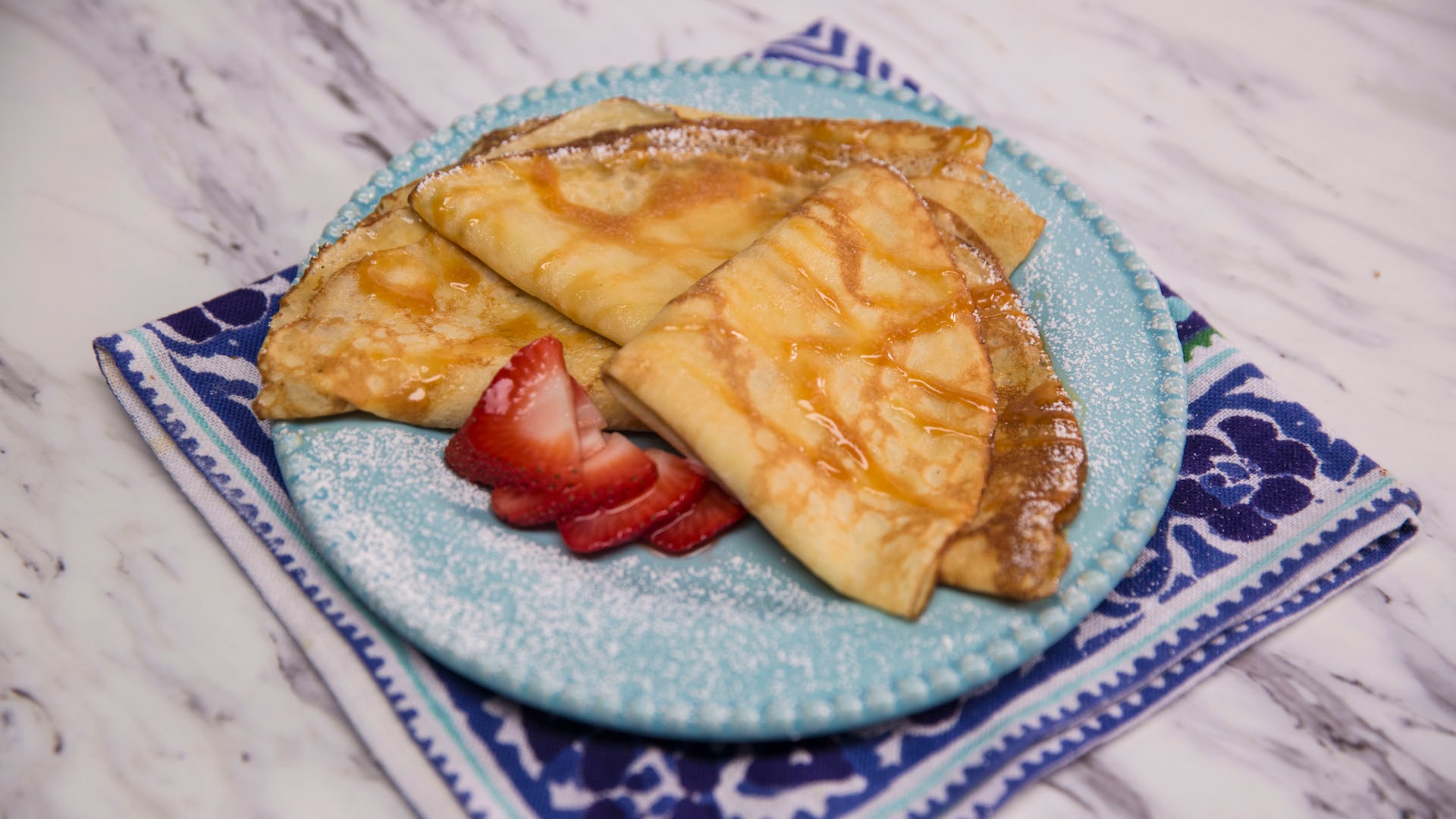 Salted Caramel Crêpes | Tastemade