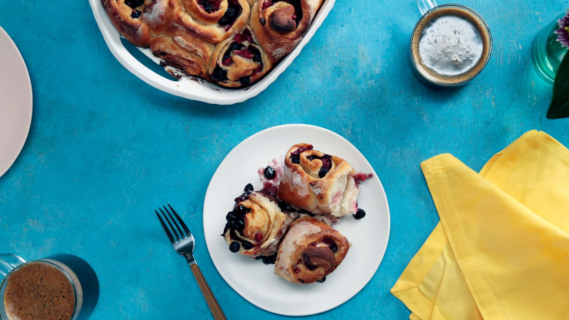 Summer Berry Sweet Rolls | Tastemade