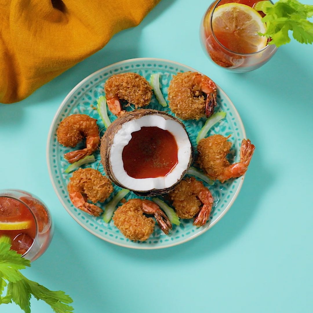 Coconut Shrimp with Bloody Mary Dip | Tastemade