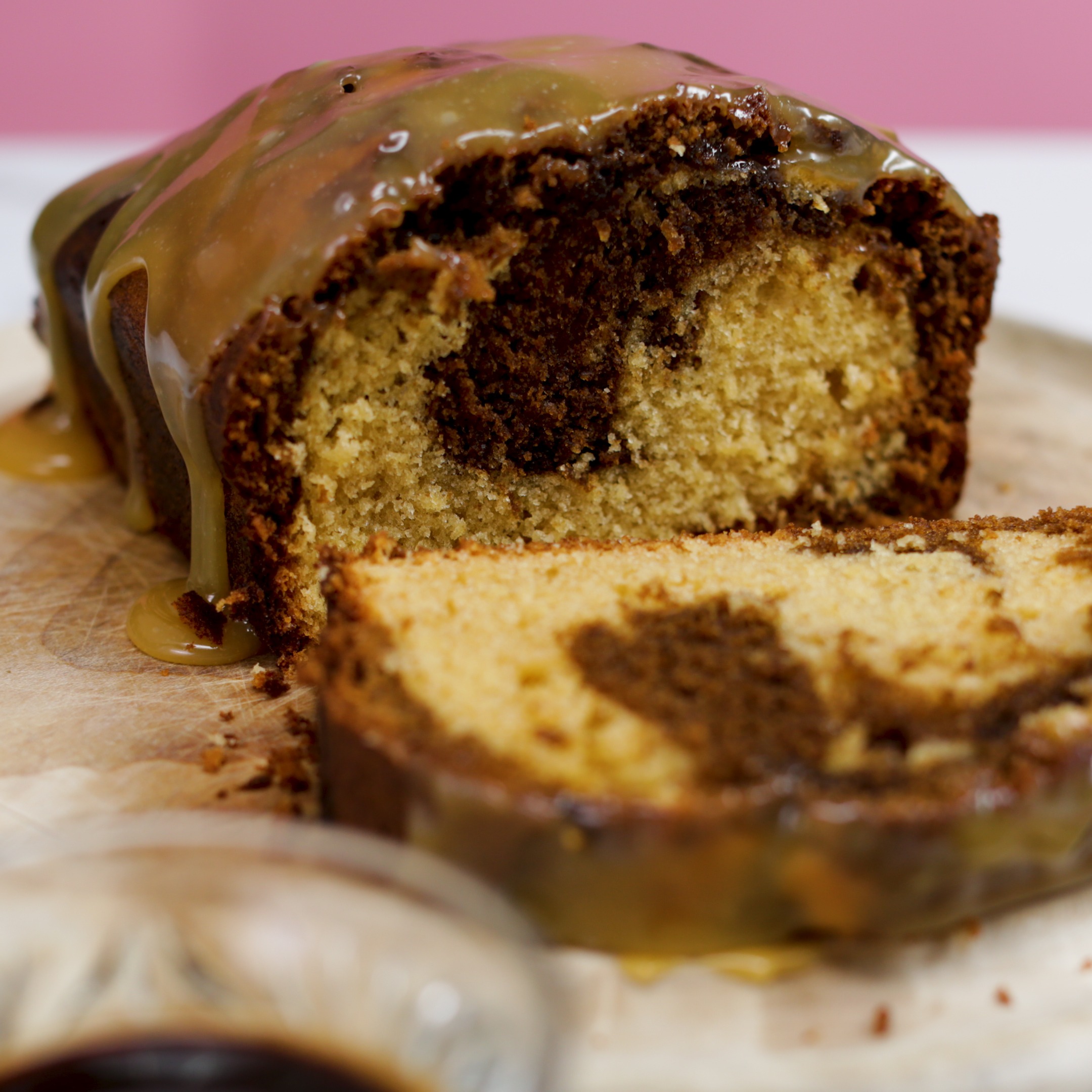 Coffee And Butterscotch Marble Cake | Tastemade
