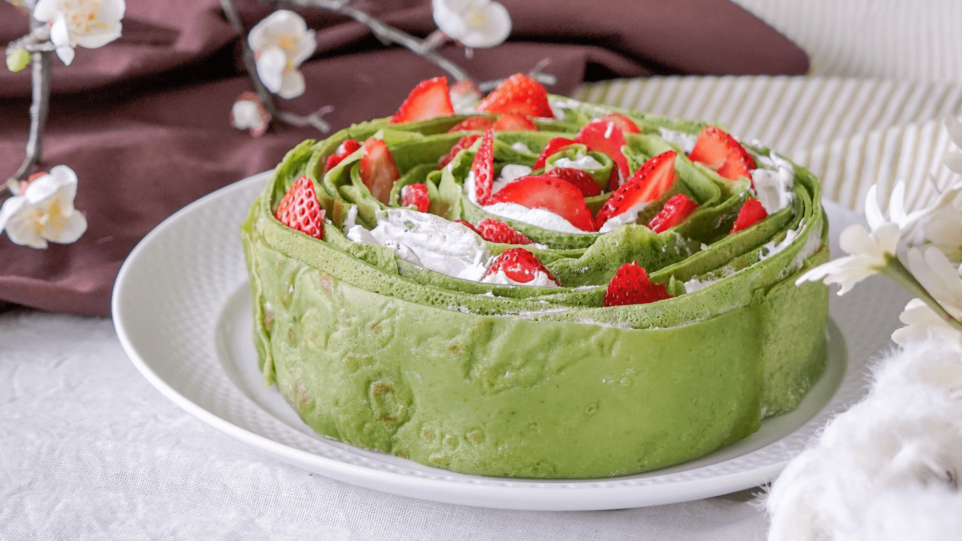 Spiral Milk Crepe | Tastemade