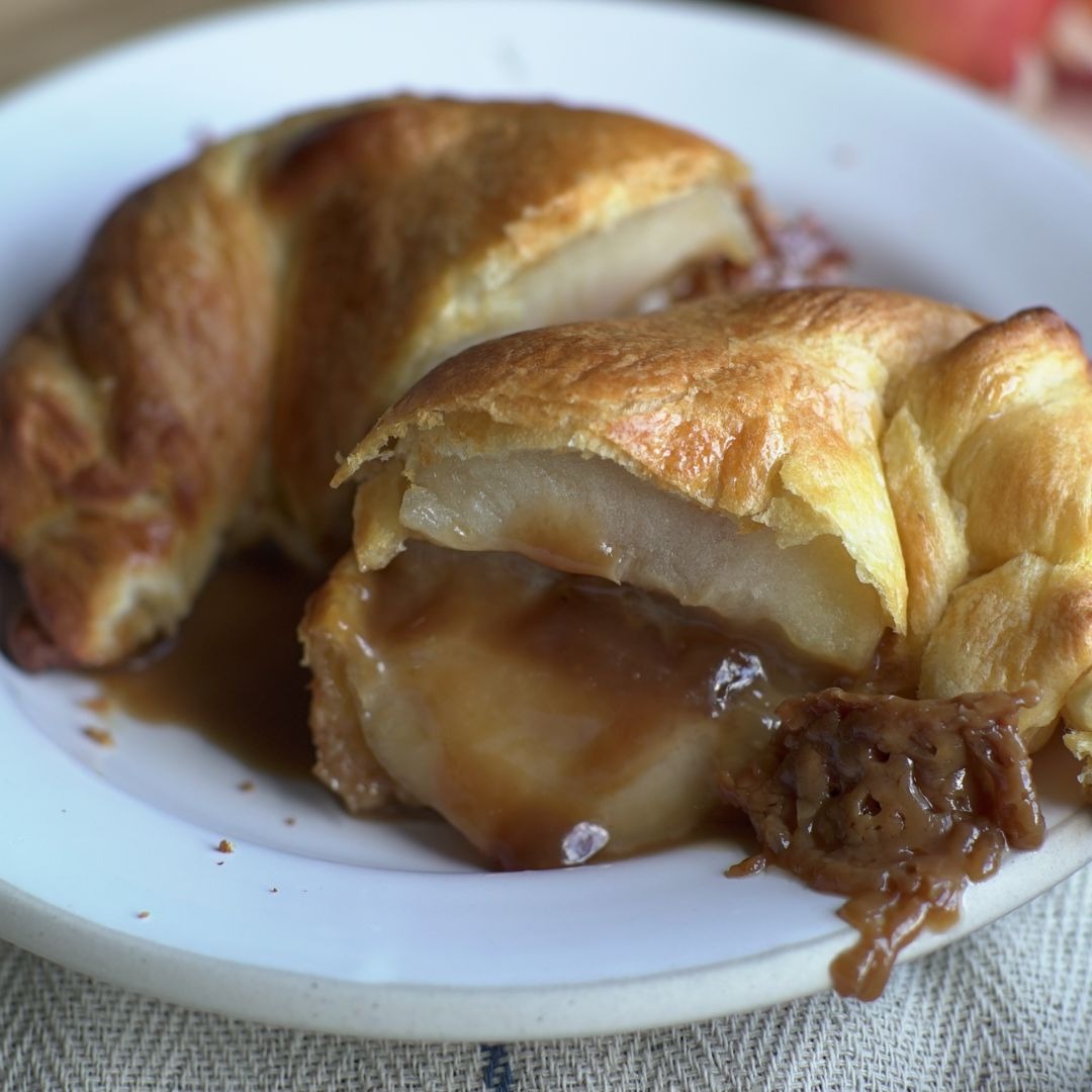 Caramel Apple Croissants | Tastemade