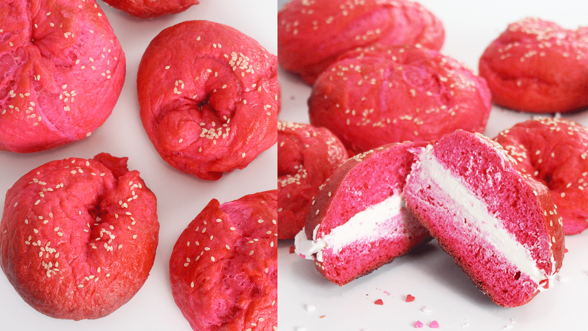 Pink Bagels | Tastemade