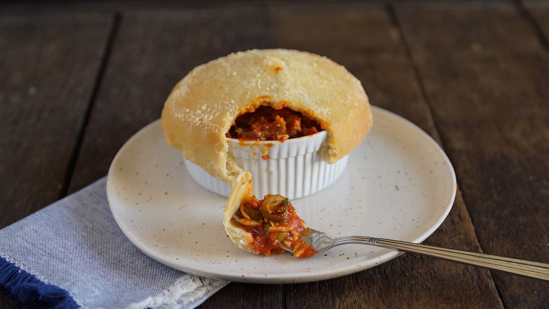 Pizza Pot Pie | Tastemade